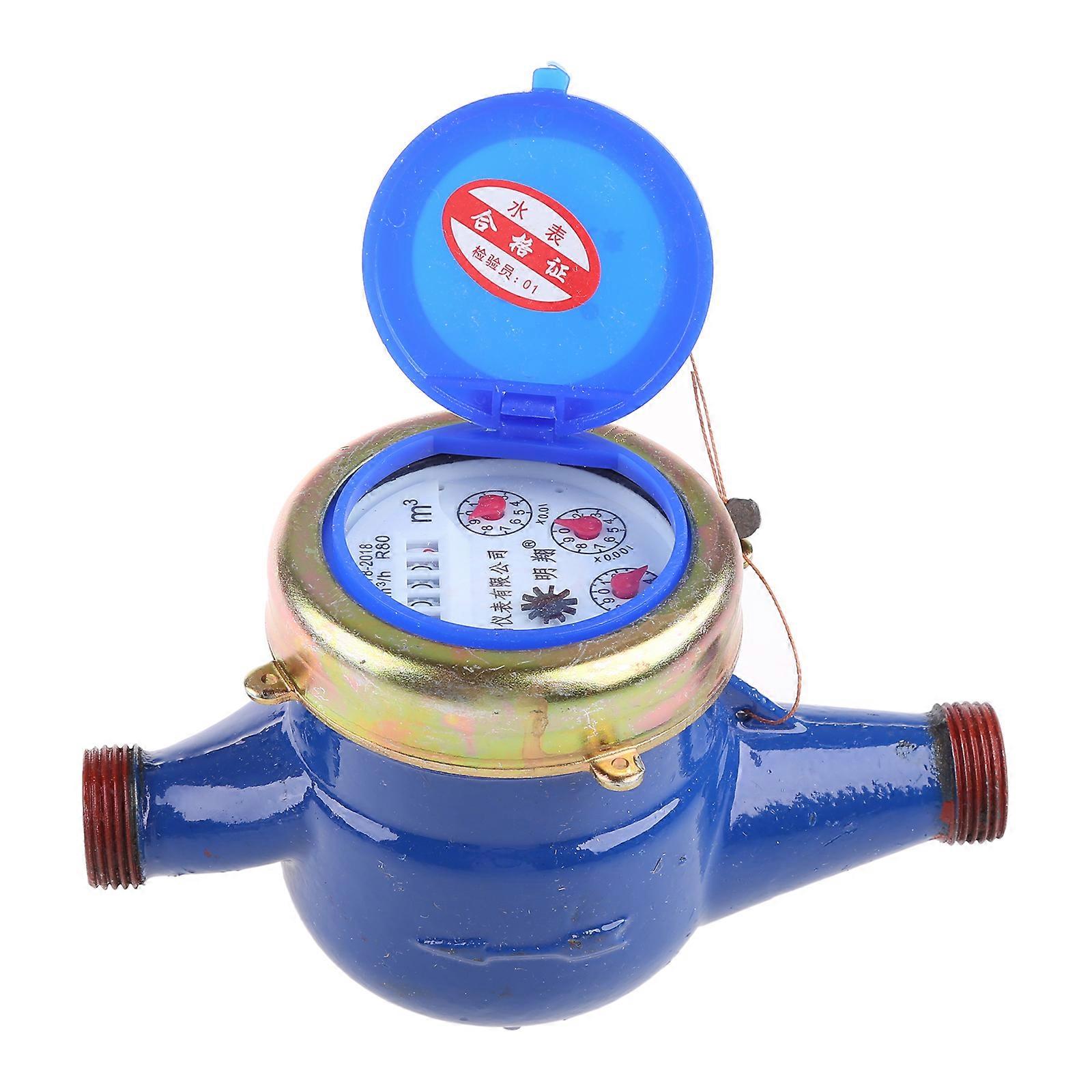 DN15 Garden Home Metal Cold Water Meter Single WaterFlow Wet Table ...