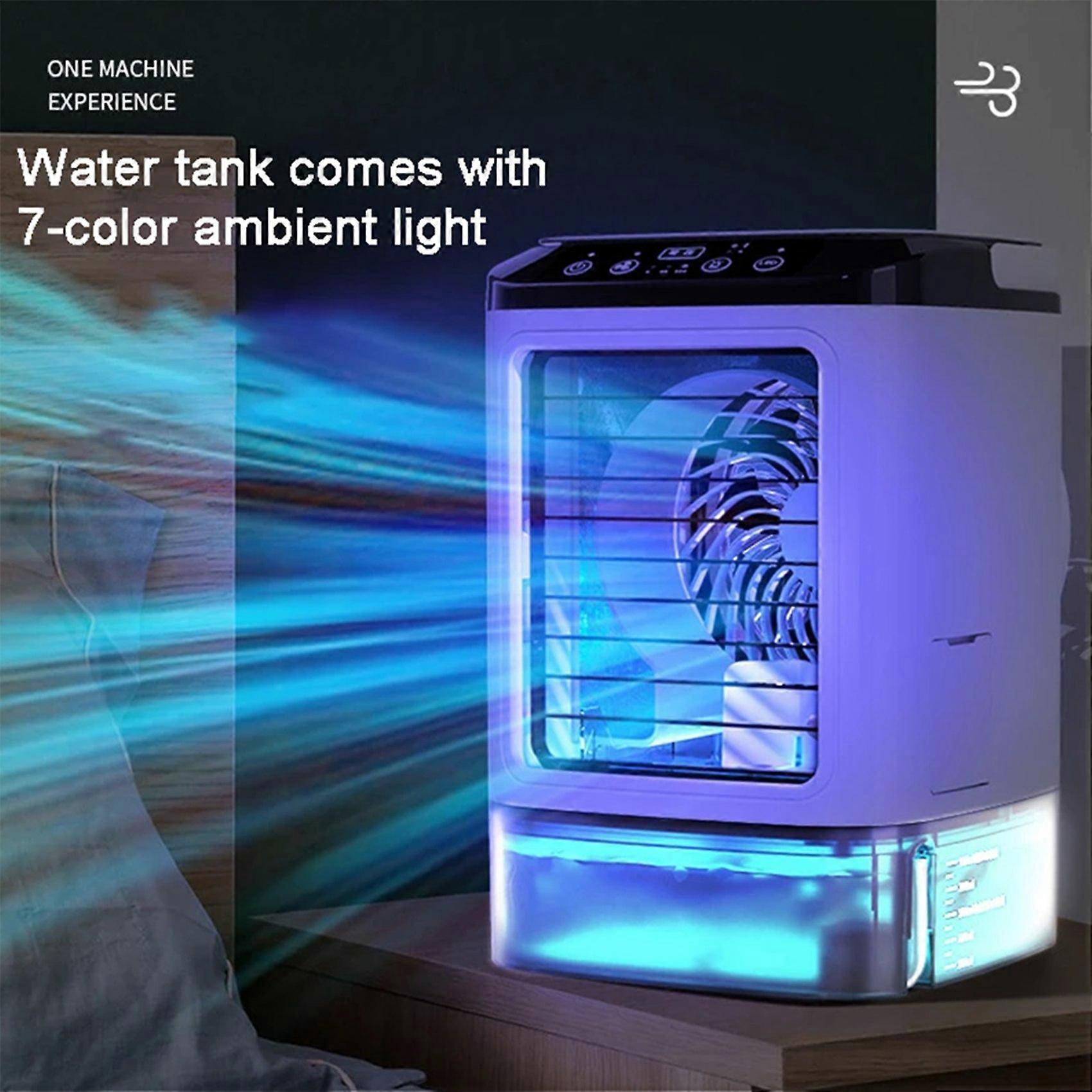 2X Portable Air Conditioner Portable Fan Dual Spray Ultrasonic ...