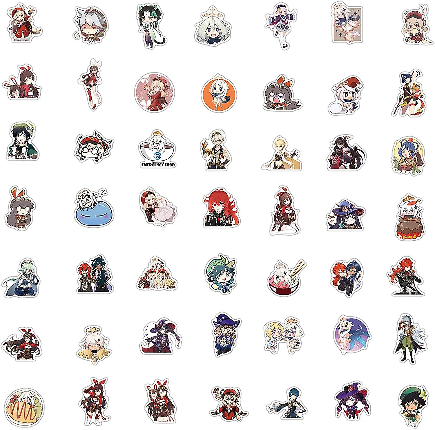 200pcs Genshin Impact Stickers Genshin Impact Sticker Pack Genshin ...