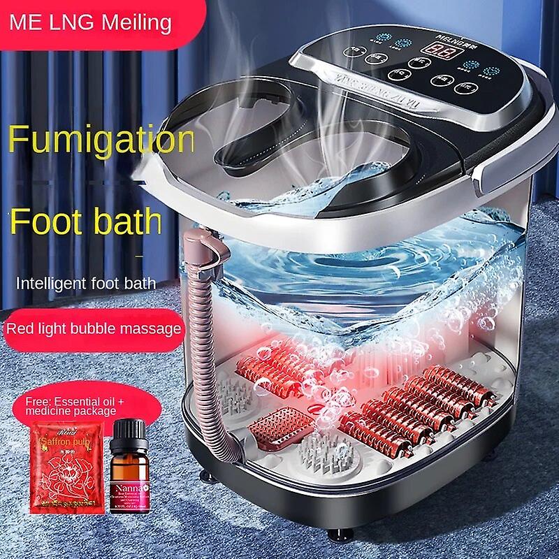Foot Soaking Bucket Electric Massage Thermostatic Heating Automatic ...