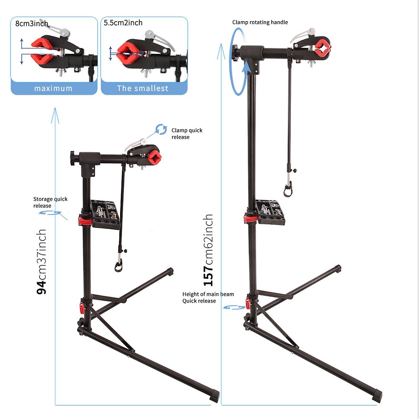 Bike Repair Stand Road Bike Stand Workbench Home Foldable Bike Display ...