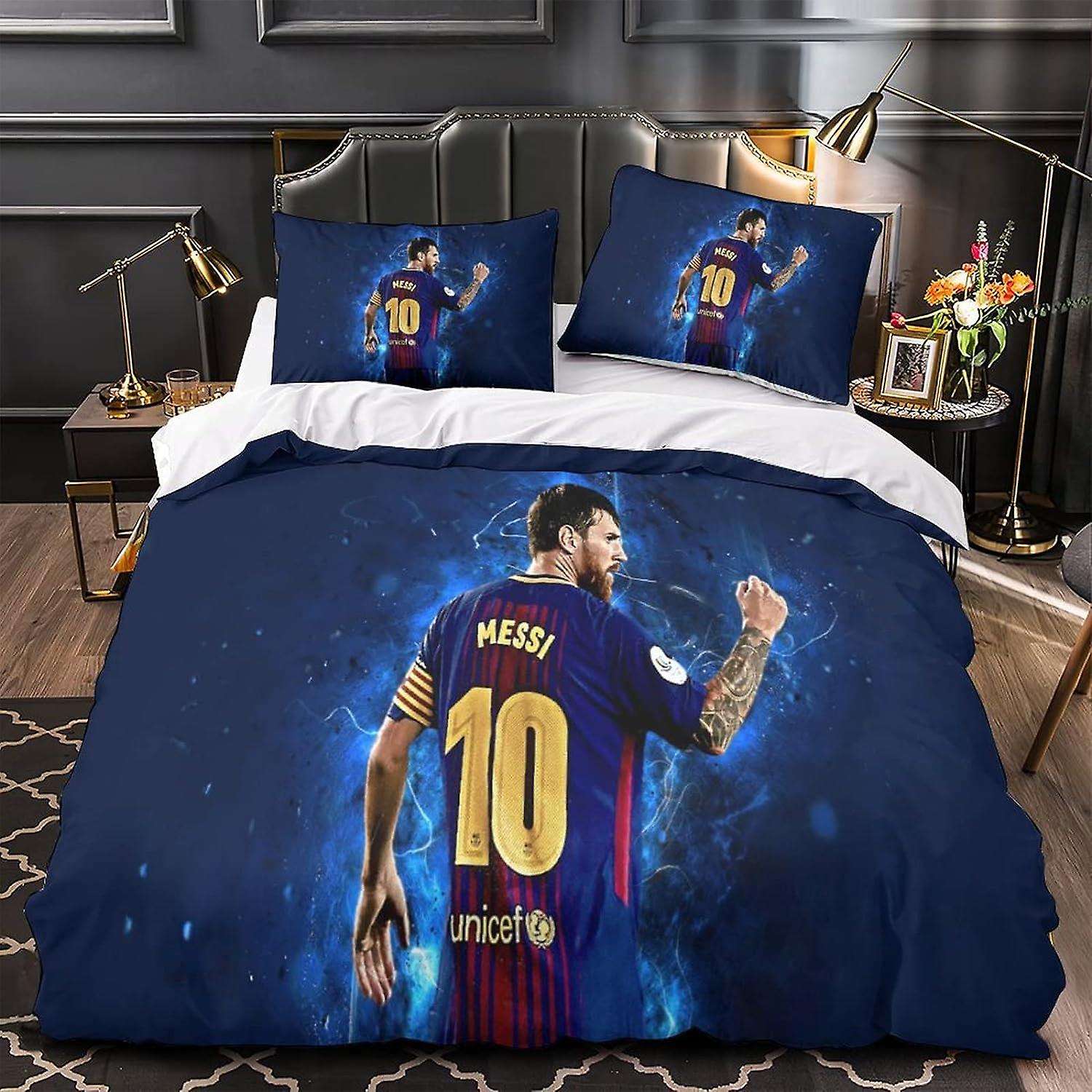 Football Superstar Duvet Cover World Cup Football Superstar Lionel ...