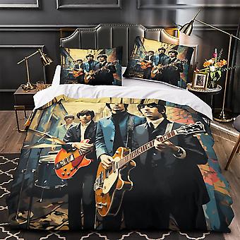 3D The Beatles Duvet Cover Stitch Bedding Rock Band Printing Quilt ...