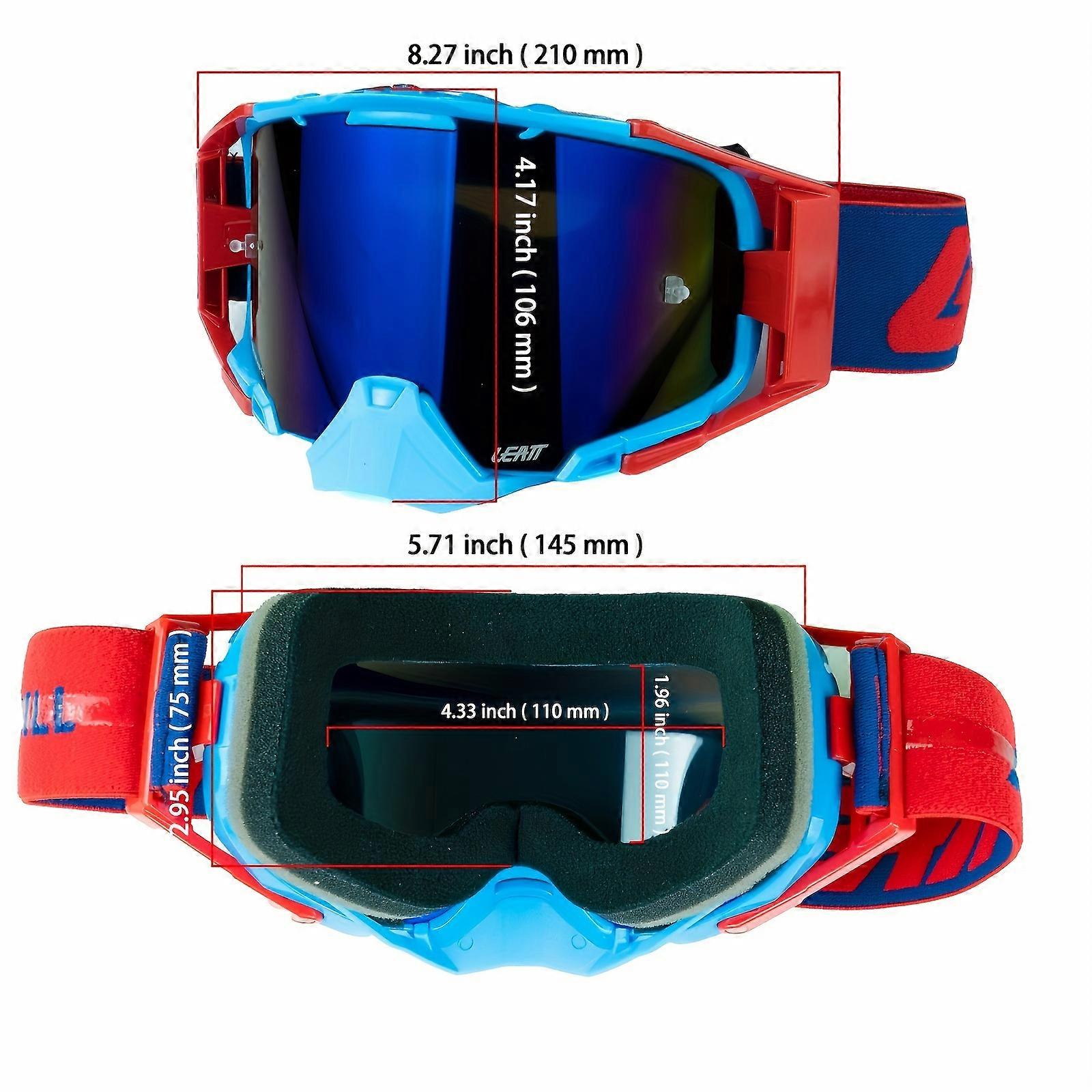 Motocross Goggles MX Motorcycle Goggles Laminated Tear Offs Roll Off ...