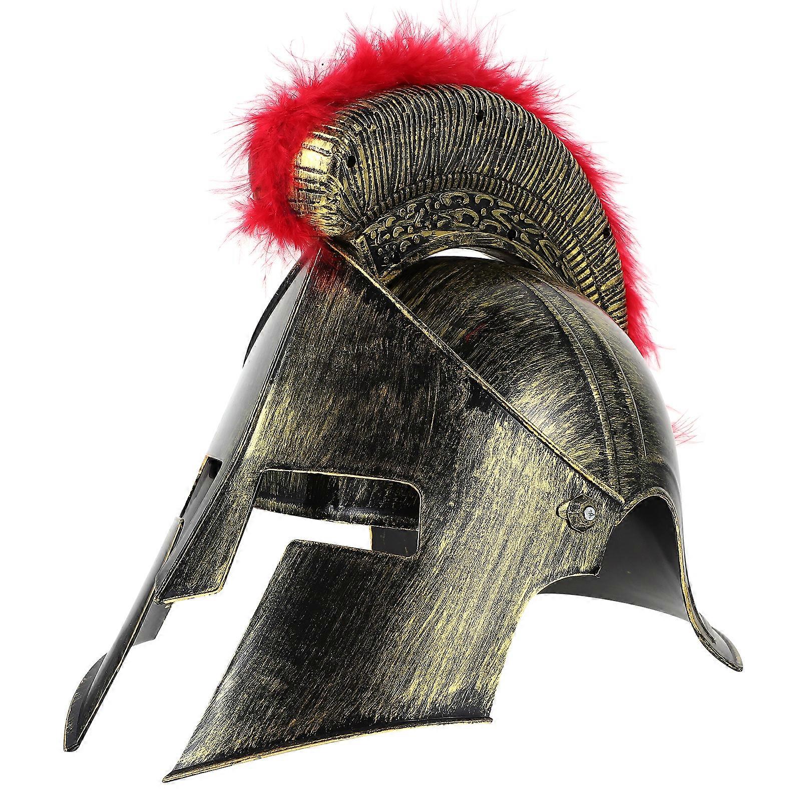 Roman Knight Helmet Cosplay Helmet Plume Corinthian Helmets Adult ...