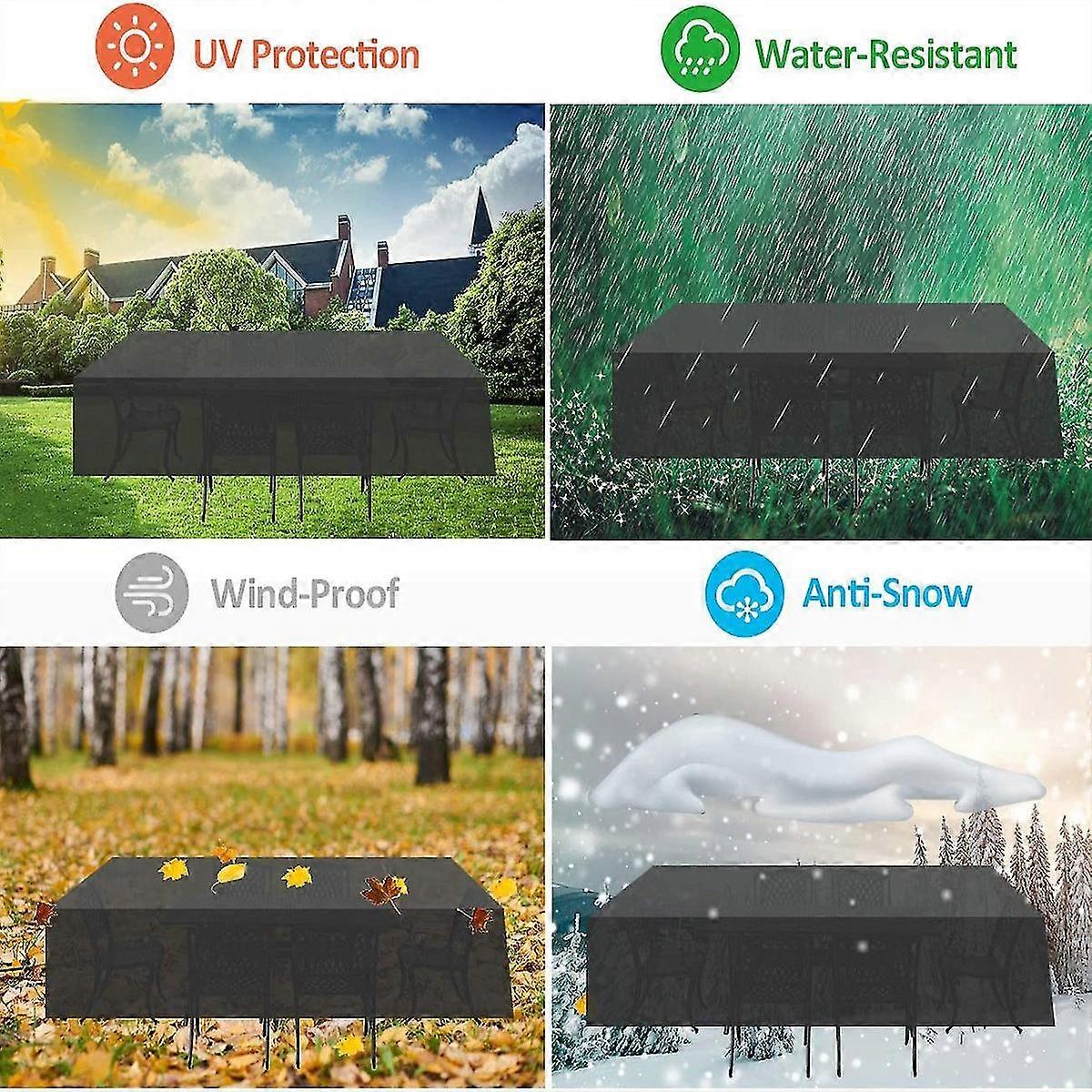 Garden Waterproof Outdoor Patio Furniture Set Covers Rain Snow All ...