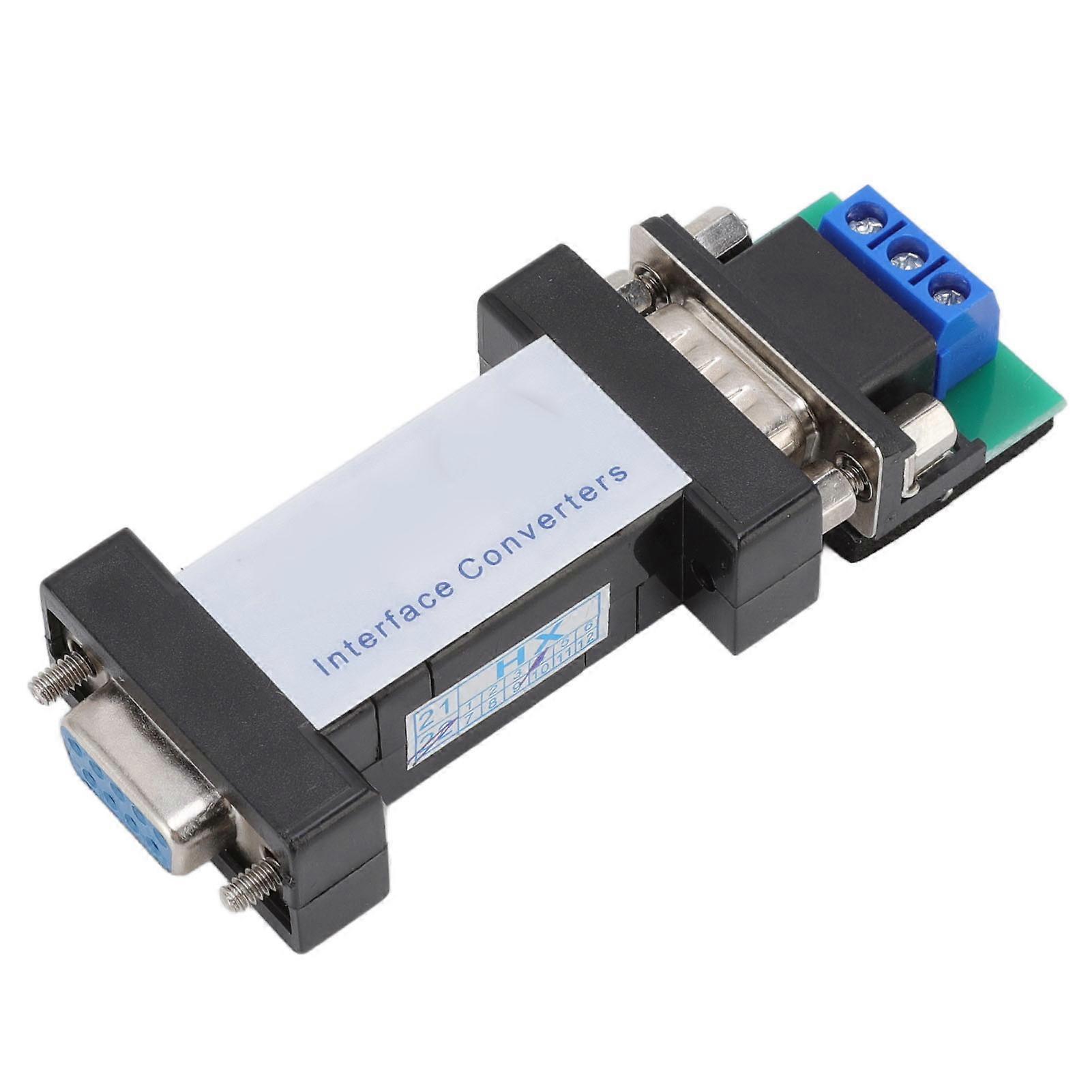 RS232 to RS485 Converter Bidirectional Interface ABS RS232 to RS485 Converter Adapter for Data ...