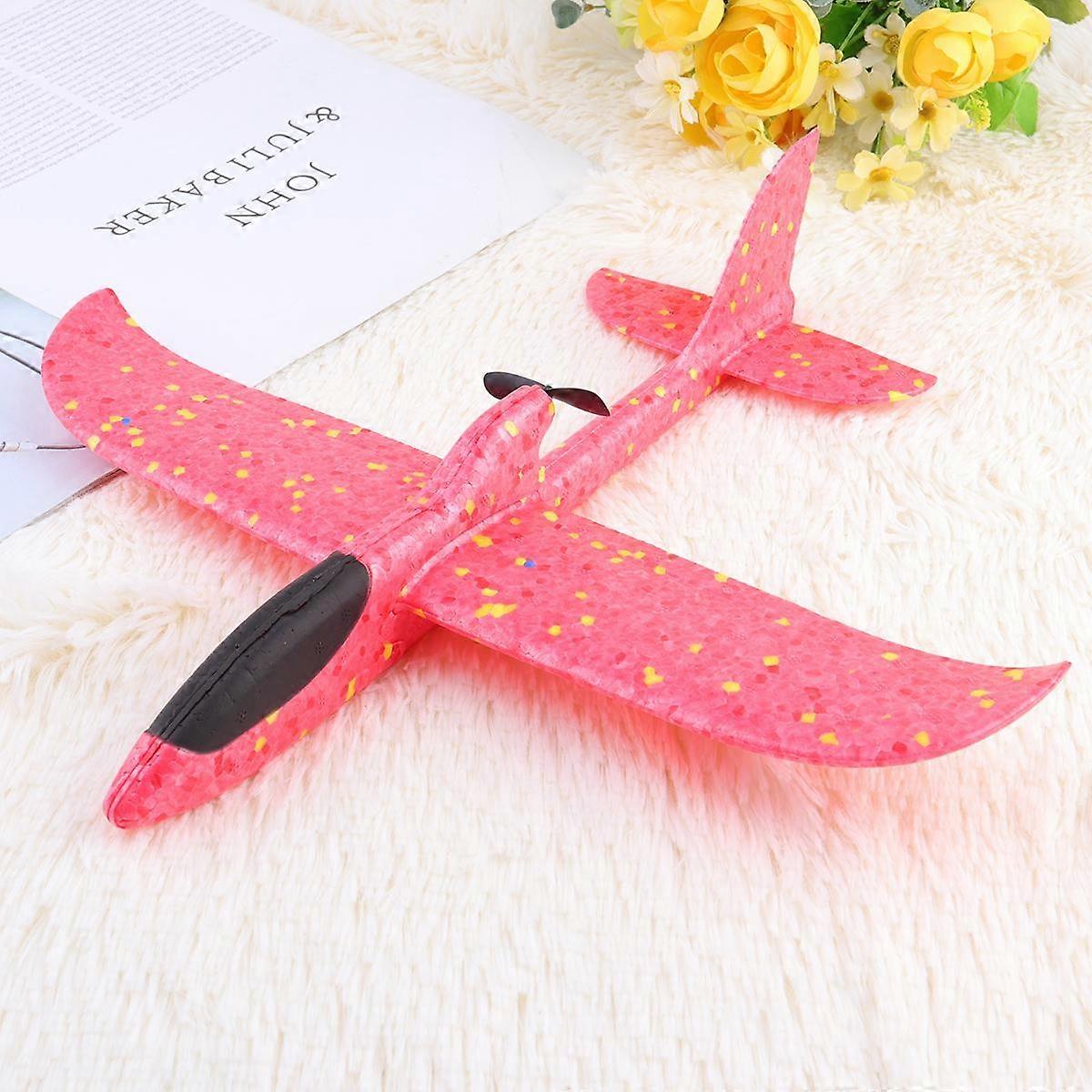 DIY Aircraft Flying Toy Hand Throwing Plane Model USB Rechargeable ...