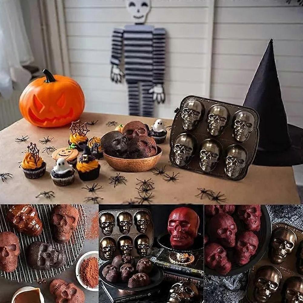 Skull Molds For Baking Skull Baking, Halloween Skull Baking Pans Skull ...
