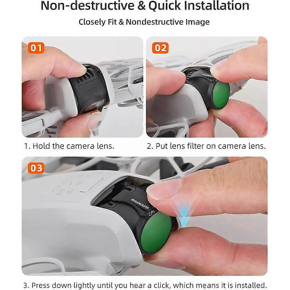 ND Filter kit for DJI NEOLens Filter kit Accessories for DJI neo Drone ...