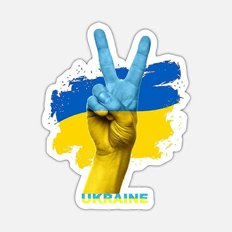 V1393# For Coat of Arms of Ukraine Car Sticker Map Decal Ukrainian ...