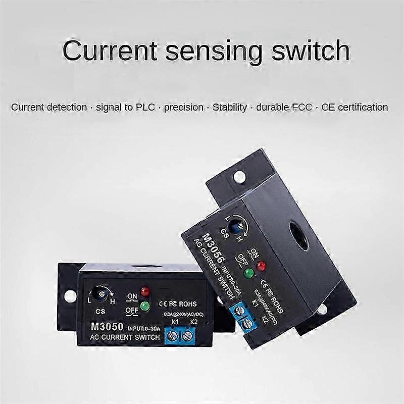 Current Sensing Switch Induction Relay Ac Linkage Device Plc Signal Over Limit Closed Ac 0 2 30a