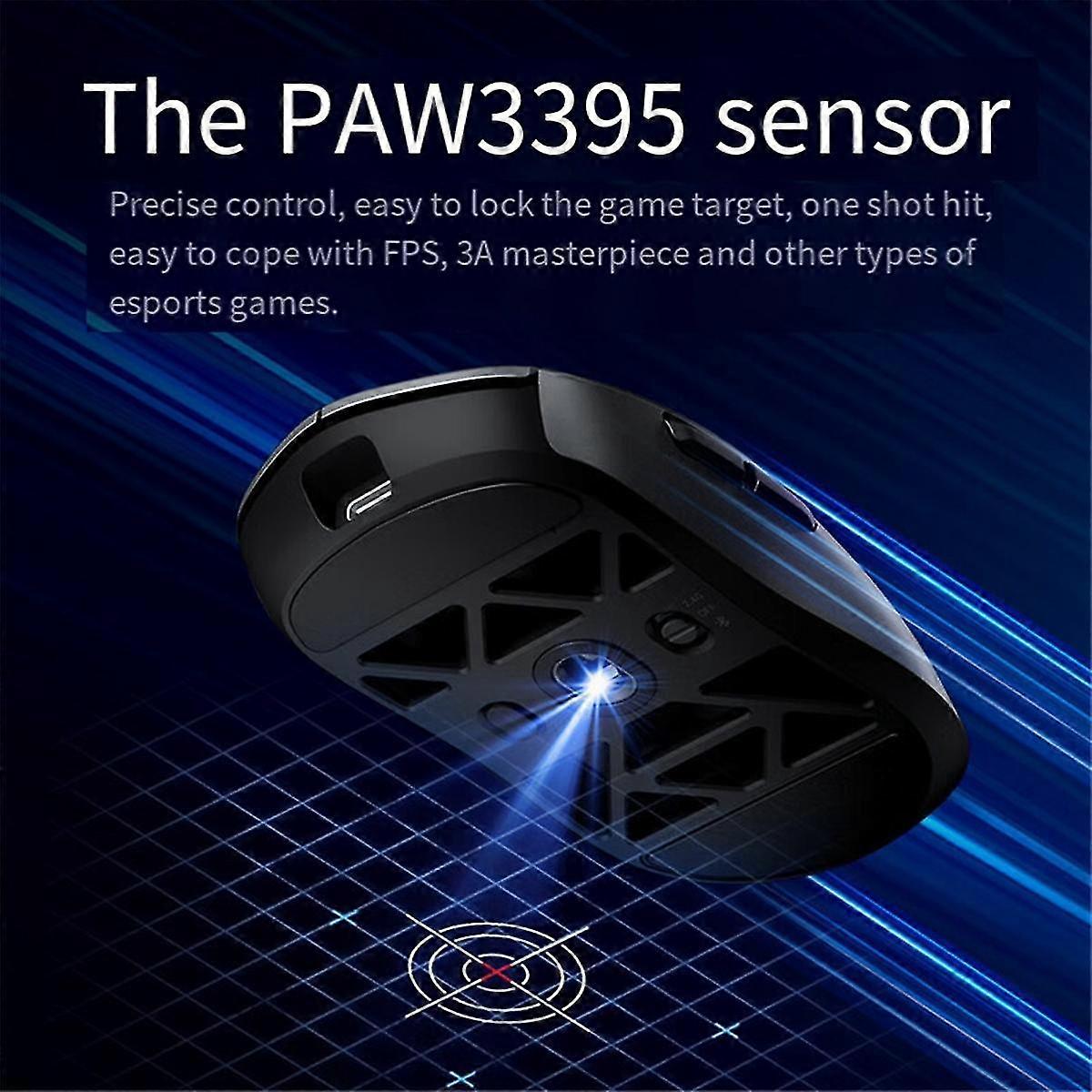 Ax5 Wireless Mouse Magnesium Alloy Paw3395 8k Return Rate Three-mode ...