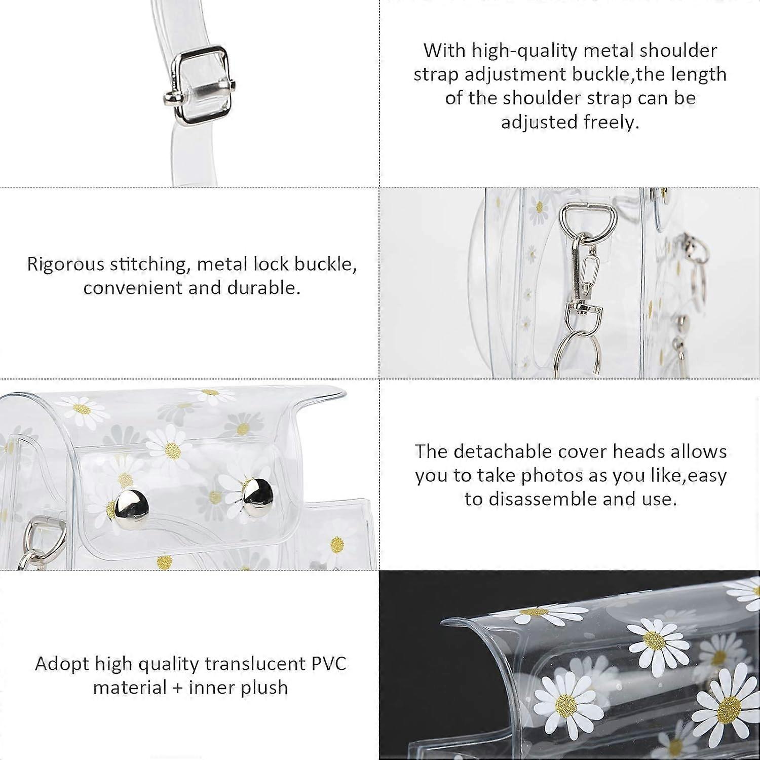 Transparent Camera Bag, Camera Case with Shoulder Strap, for Fujifilm ...