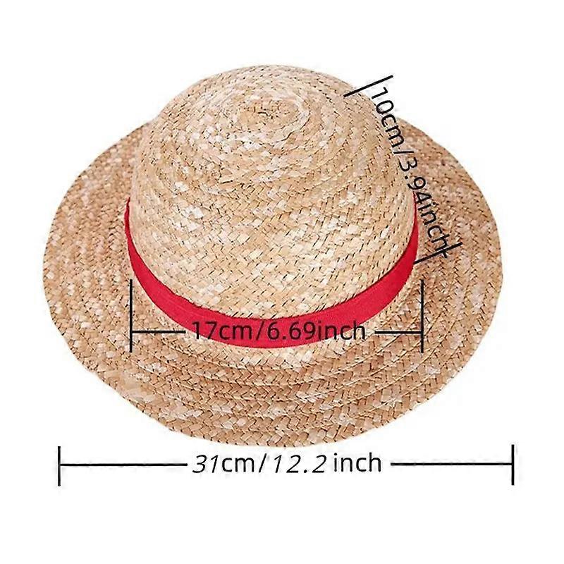 Straw Hat Anime Cosplay Prop Luffy Cap Role Play Stage Performance ...