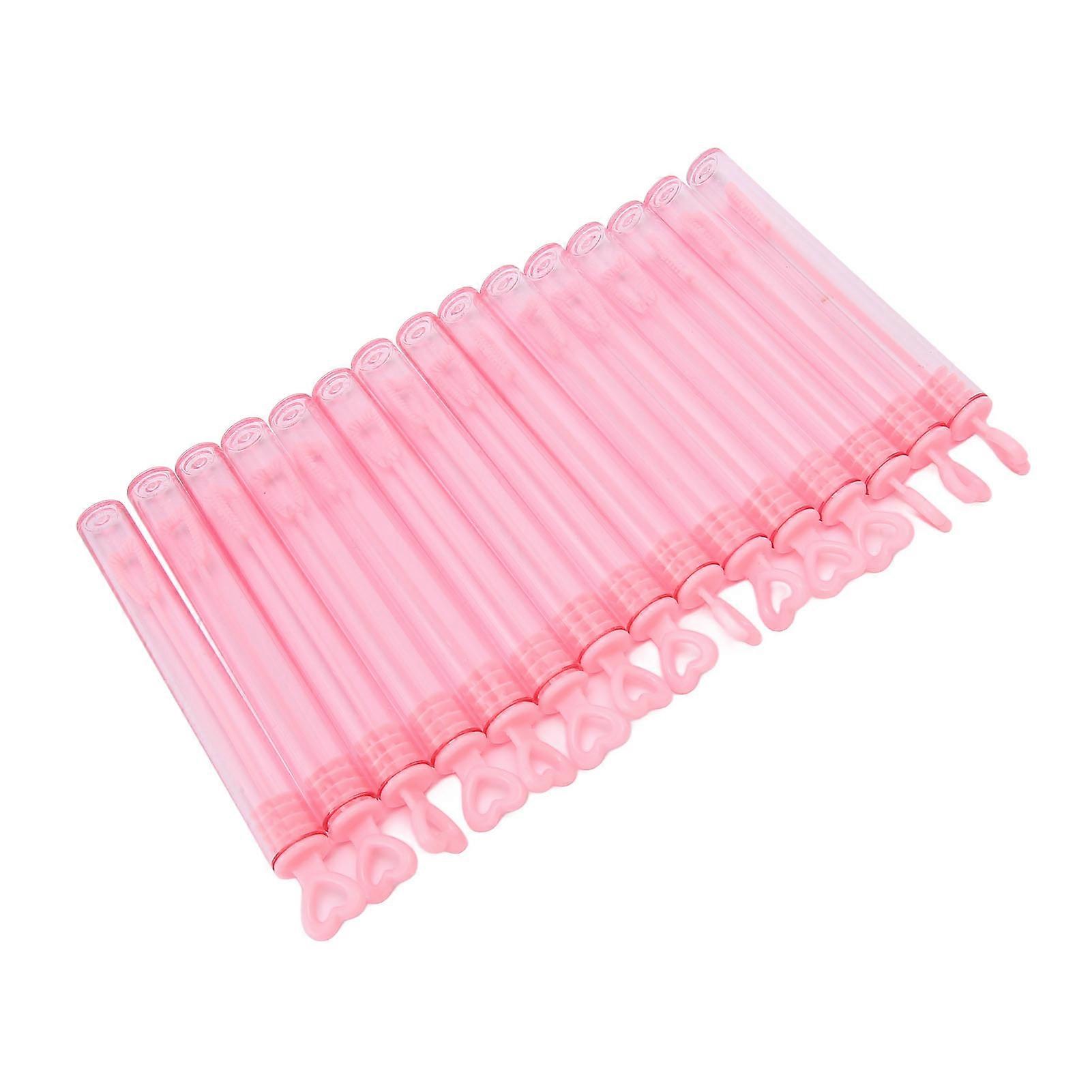 50pcs Mini Bubble Wands for Kids Heart Shaped Pink Transparent Bubble ...