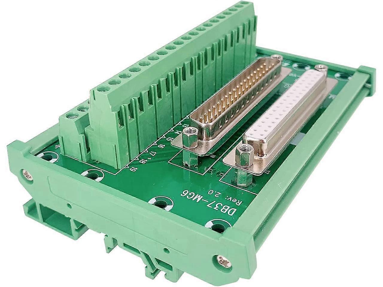 DB37 Male/Female D-SUB Din Rail Mount Interface Module, RS232 D-SUB ...