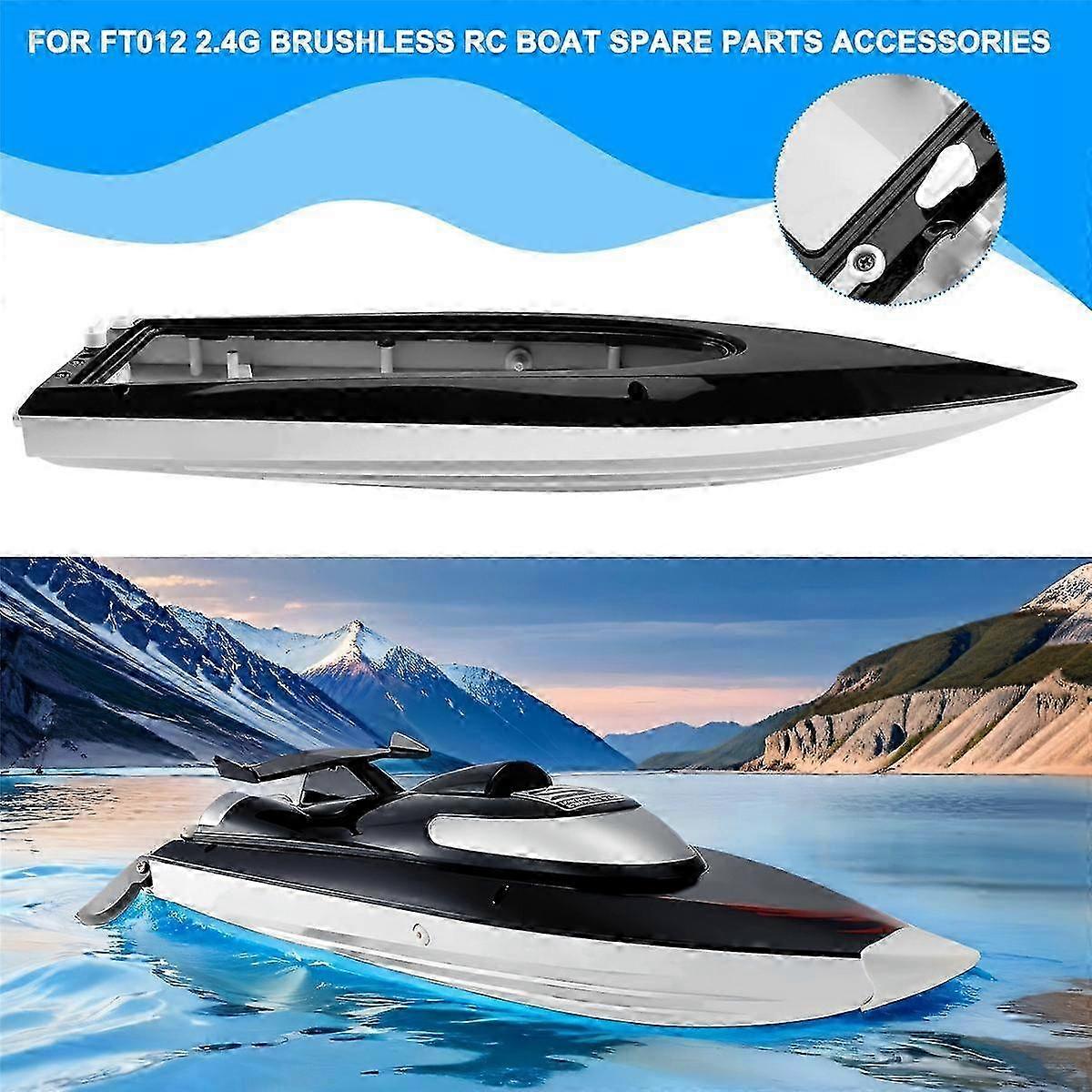 Ft012-1 Main Body Shell Hull Component For Ft012 2.4g Brushless Rc Boat ...