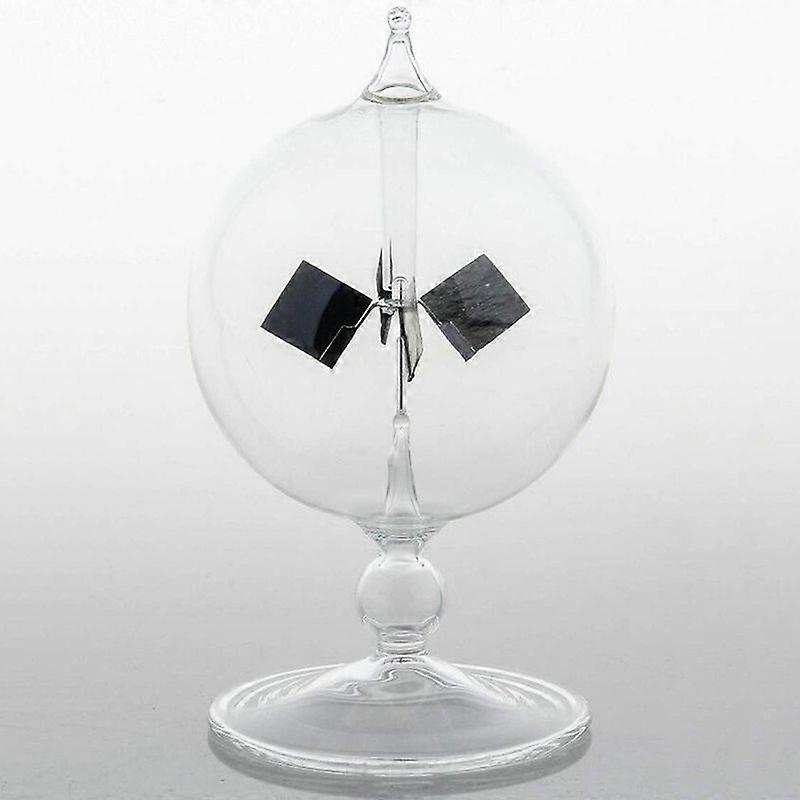 Clear Solar Power Radiometer Sun Light Energy Vanes Glass Radiometer ...