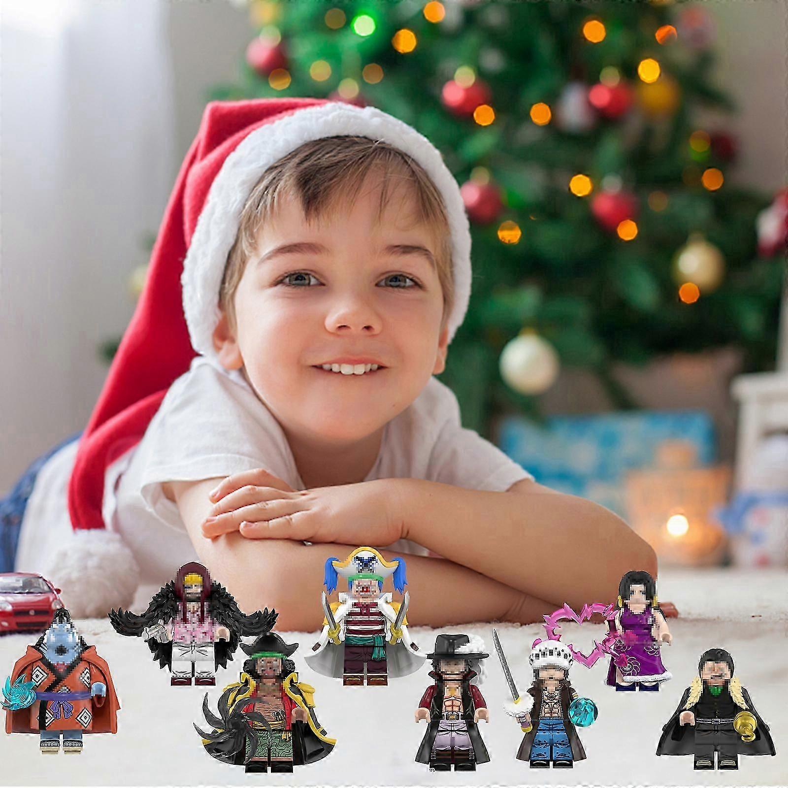 8 Pcs Collectible Anime One Piece Mini Action Figures Building Blocks ...