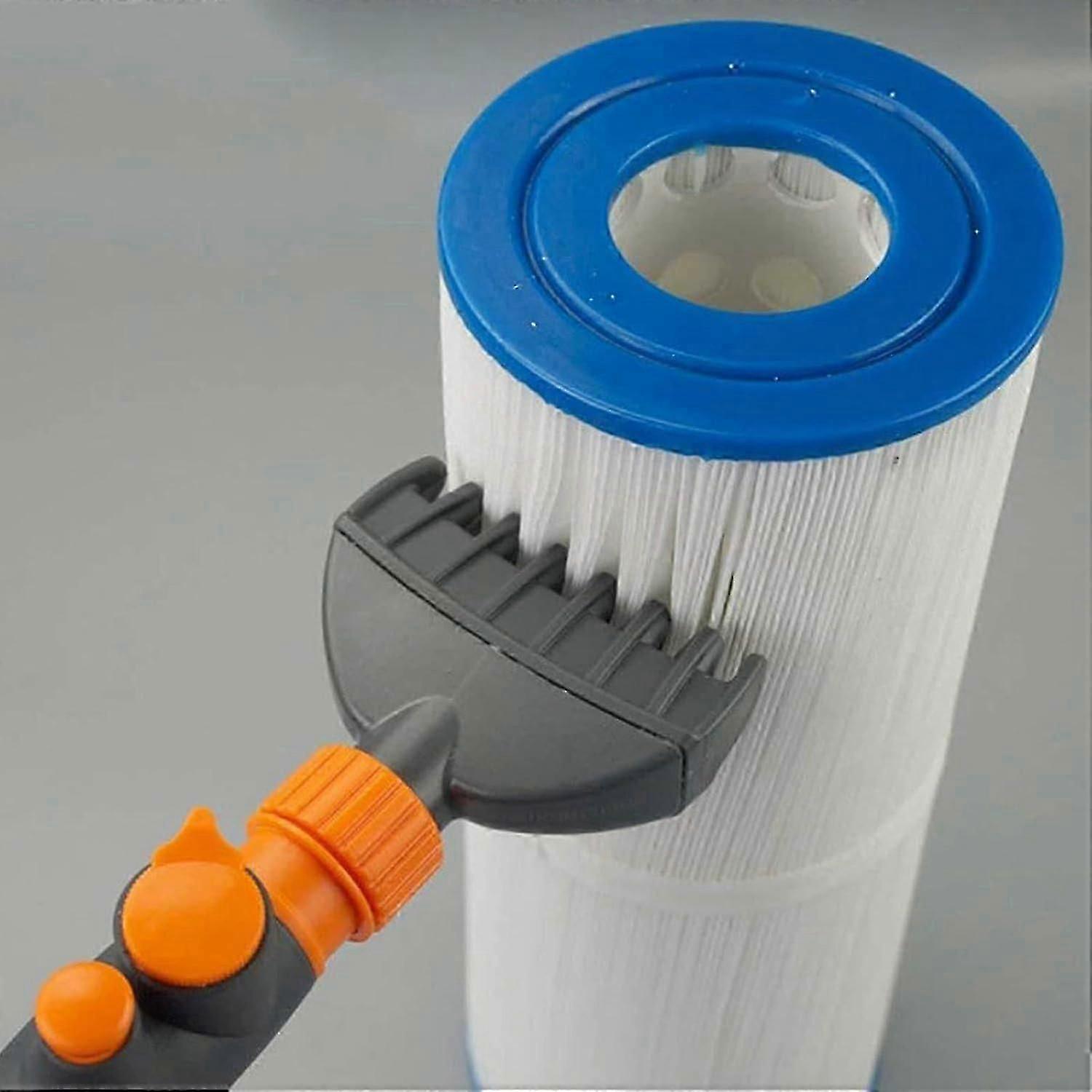 XHX Pool Filter Cleaner, Handheld Filter Jet Cleaner with Adapter for ...