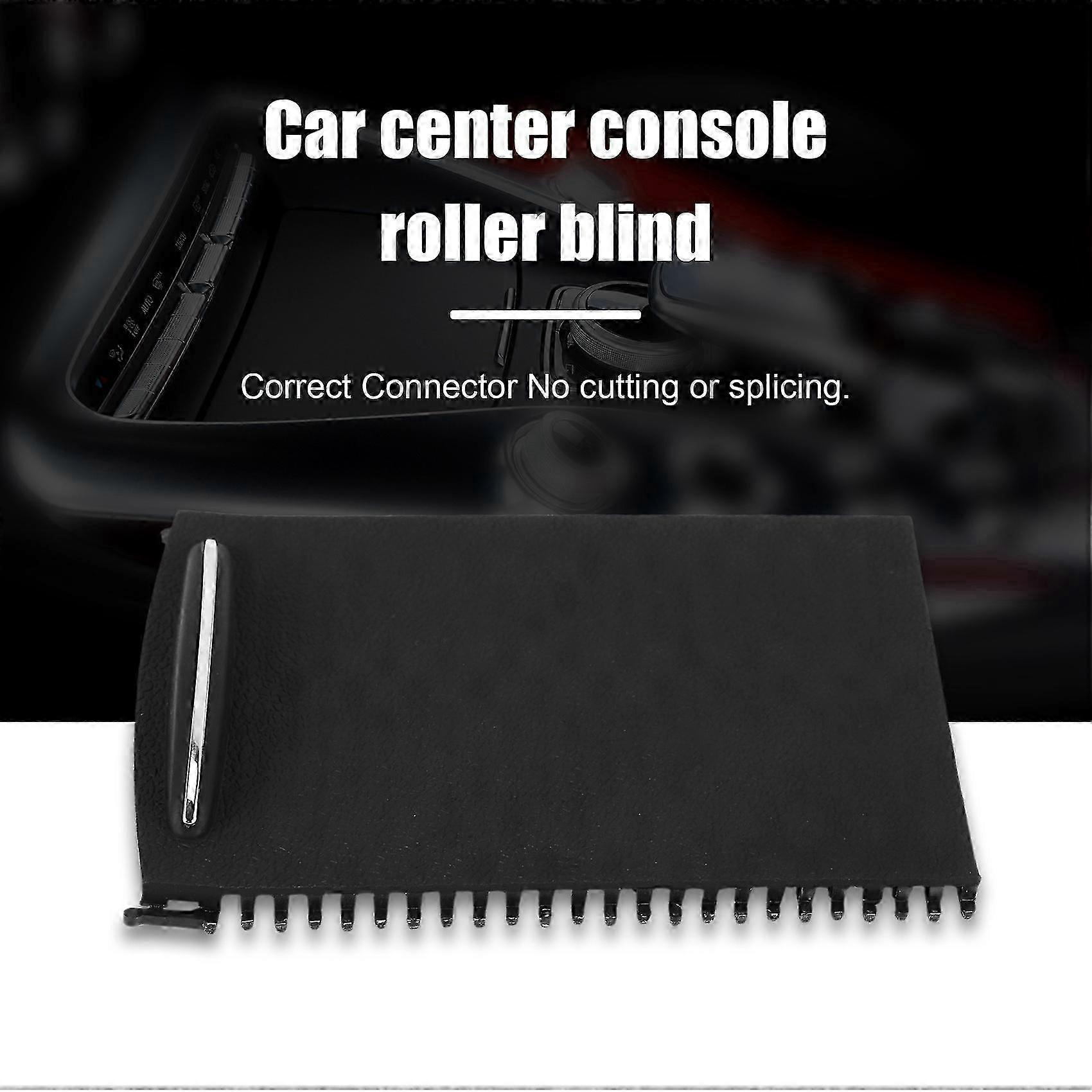 Car Center Console Sliding Shutters Cup Holder Roller Shutter Cover For ...