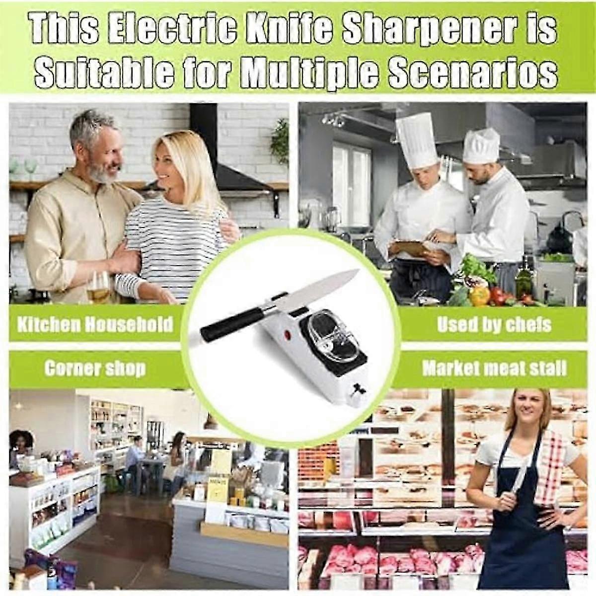 Electric Knife Sharpener,Knife Sharpener Tool,USB Sided Knife Sharpener ...