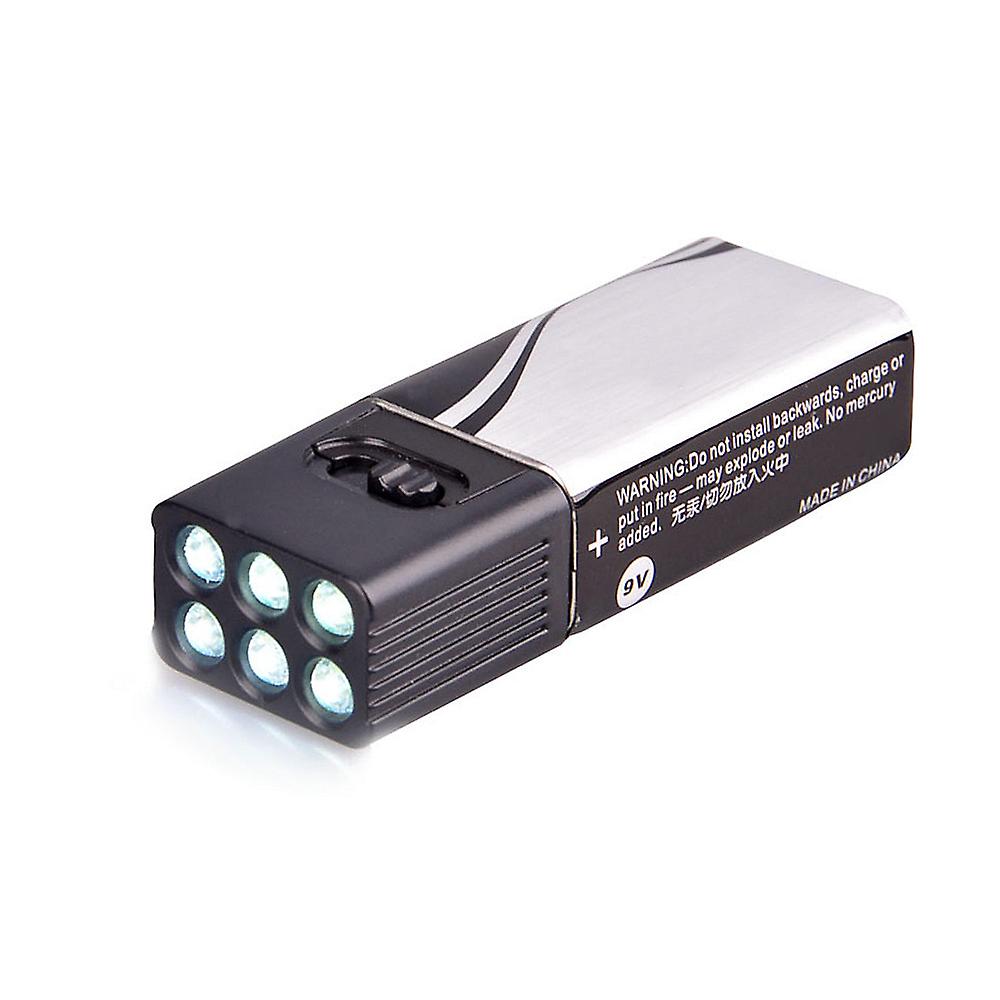 9 Volt Led Flashlight Torch Camping Lamp Compact Size Ultra Bright ...