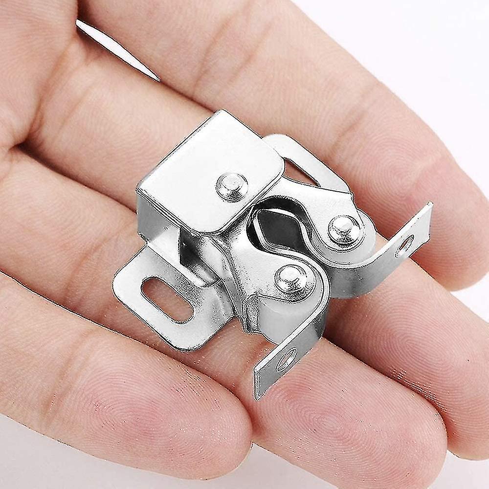 Cabinet Door Latches With Screws Double Roller Double Latch Stainless ...