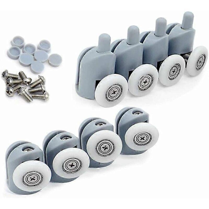 Shower Door Rollers 8 Pieces Shower Door Rollers Caster Sliding Shower ...