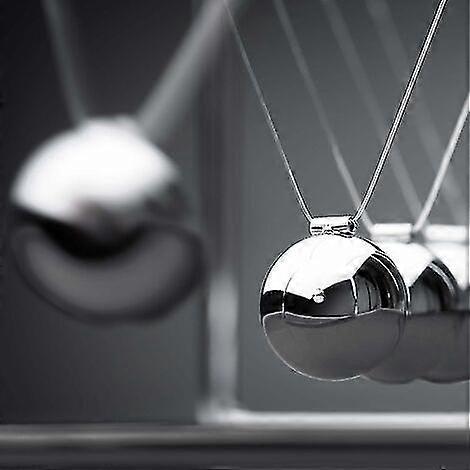 Newton's Pendulum, Classic Shot Put Pendulum, 5 Balls, Physical Desk ...