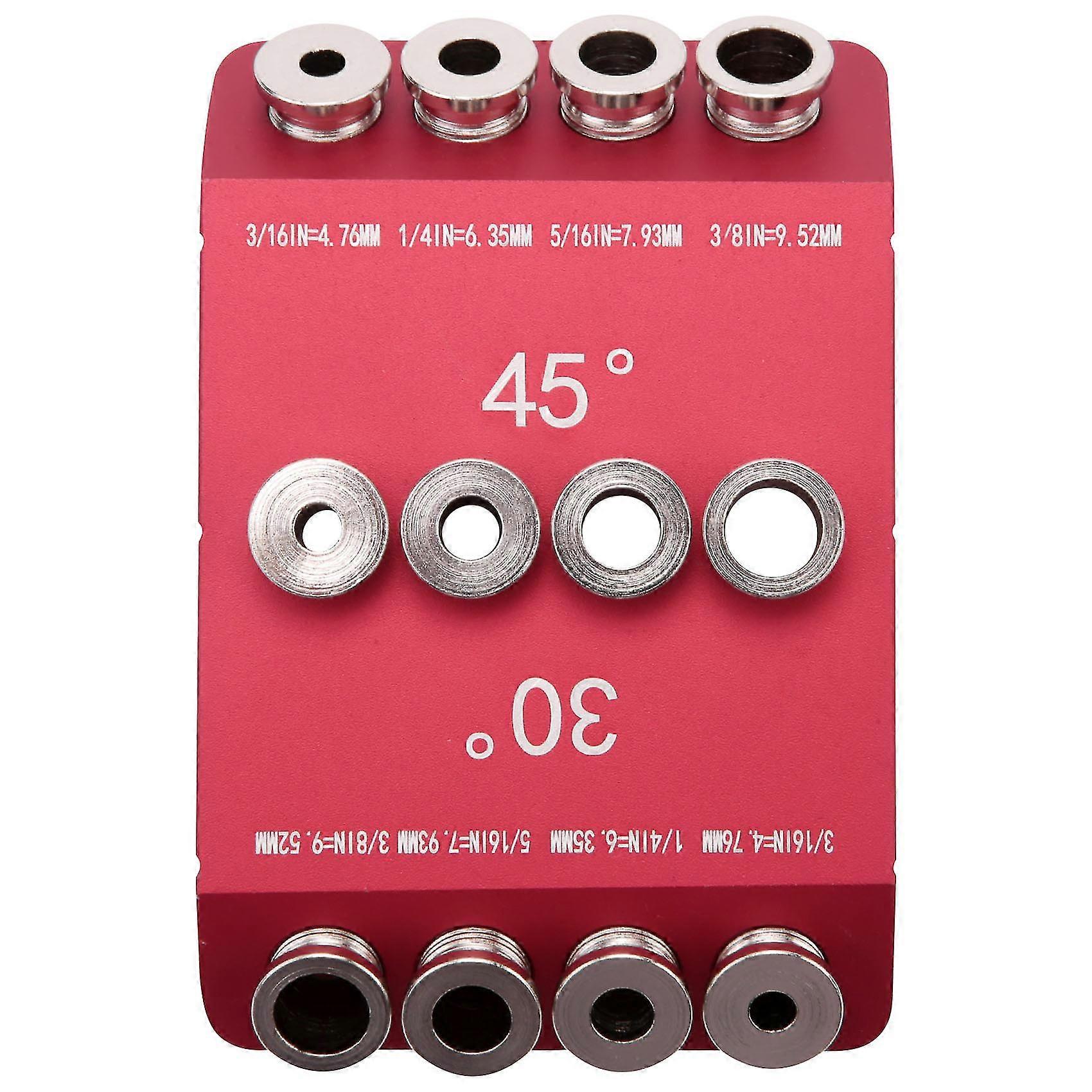 For 30/45/90 Degree Angle Drill Hole Guide Jig for Angled and Straight ...