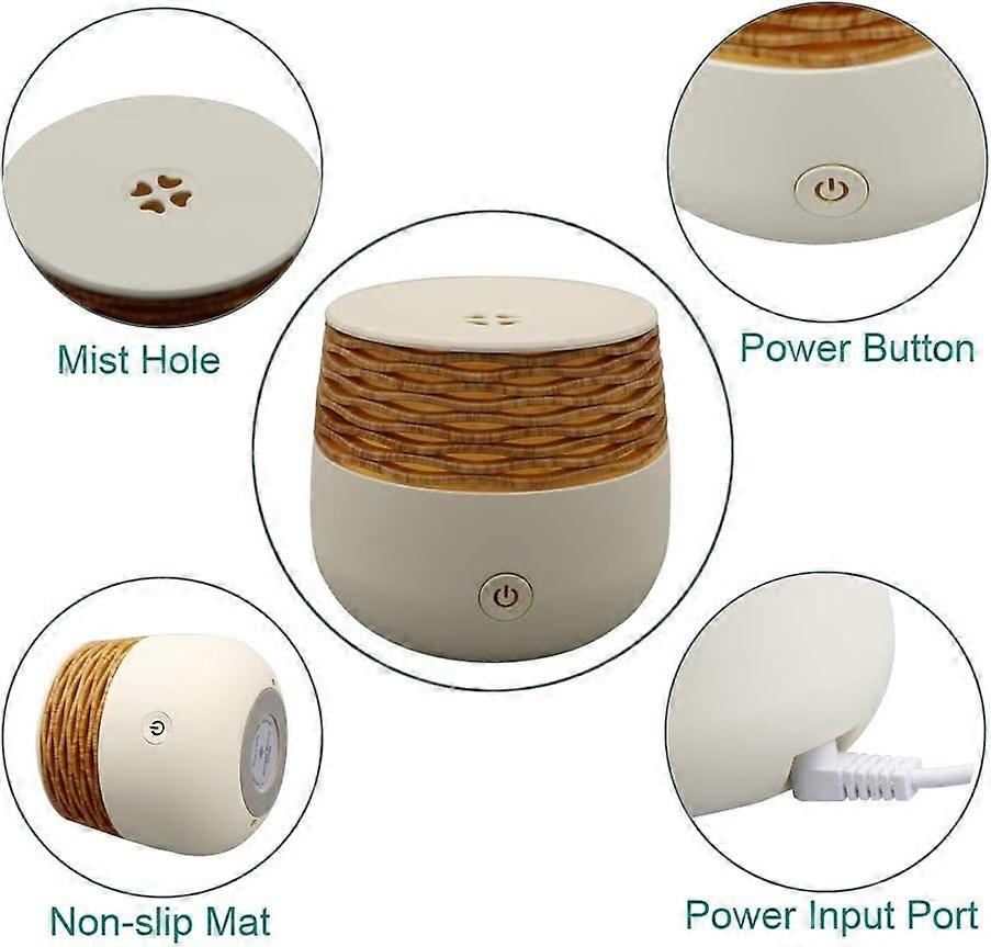 Small Essential Oil Diffusers Mini Diffuser for Essential Oils Wood ...