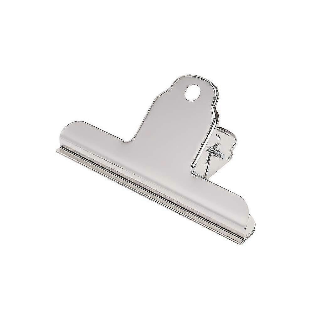 4 Inch Large Bulldog Clip, 10 Pack Silver Stainless Steel File Money ...