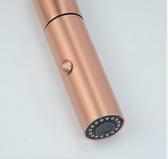 Luxury 360 degree Swivel spout rose gold 304 stainless steel pull out ...