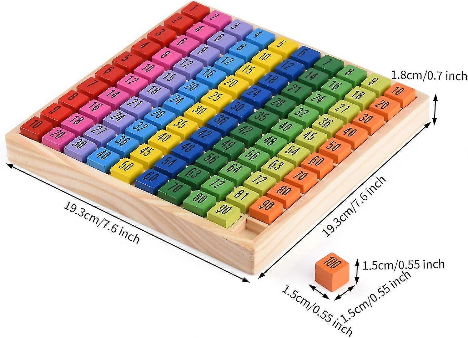Colourful Mathematics Educational Wooden Toy For Children | Fruugo UK