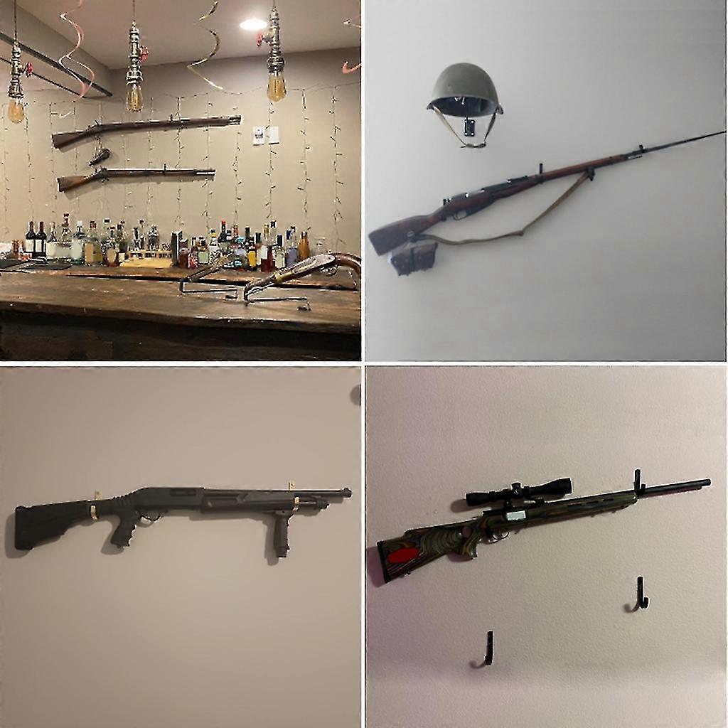Guns Display for Rifles, Shotguns, Airsoft Guns Racks Wall Mount Rifle ...