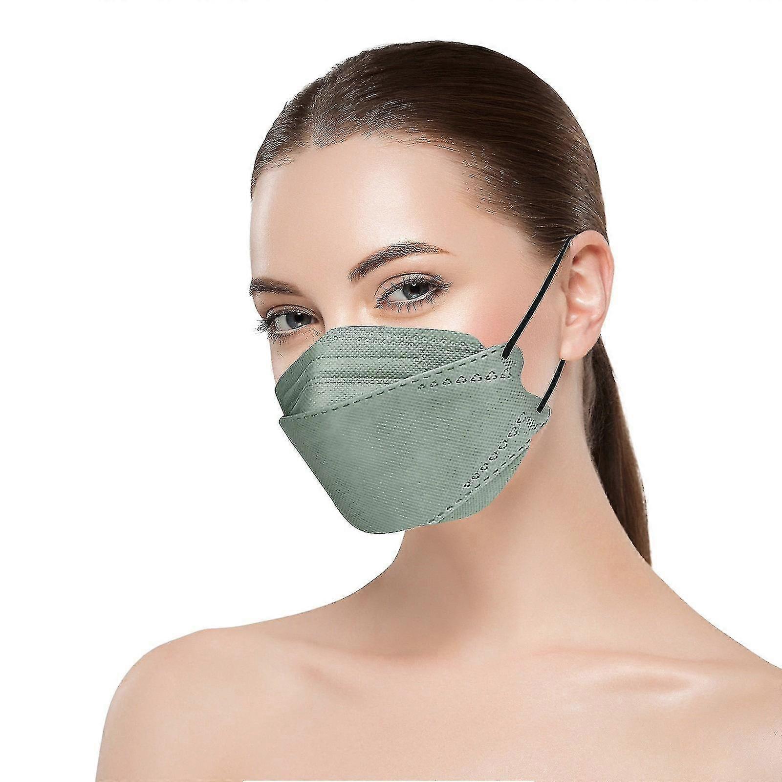 Kn95 Face Masks Fish Mask Adult Morandi Ffp2 Mask 4 Layer Protective ...