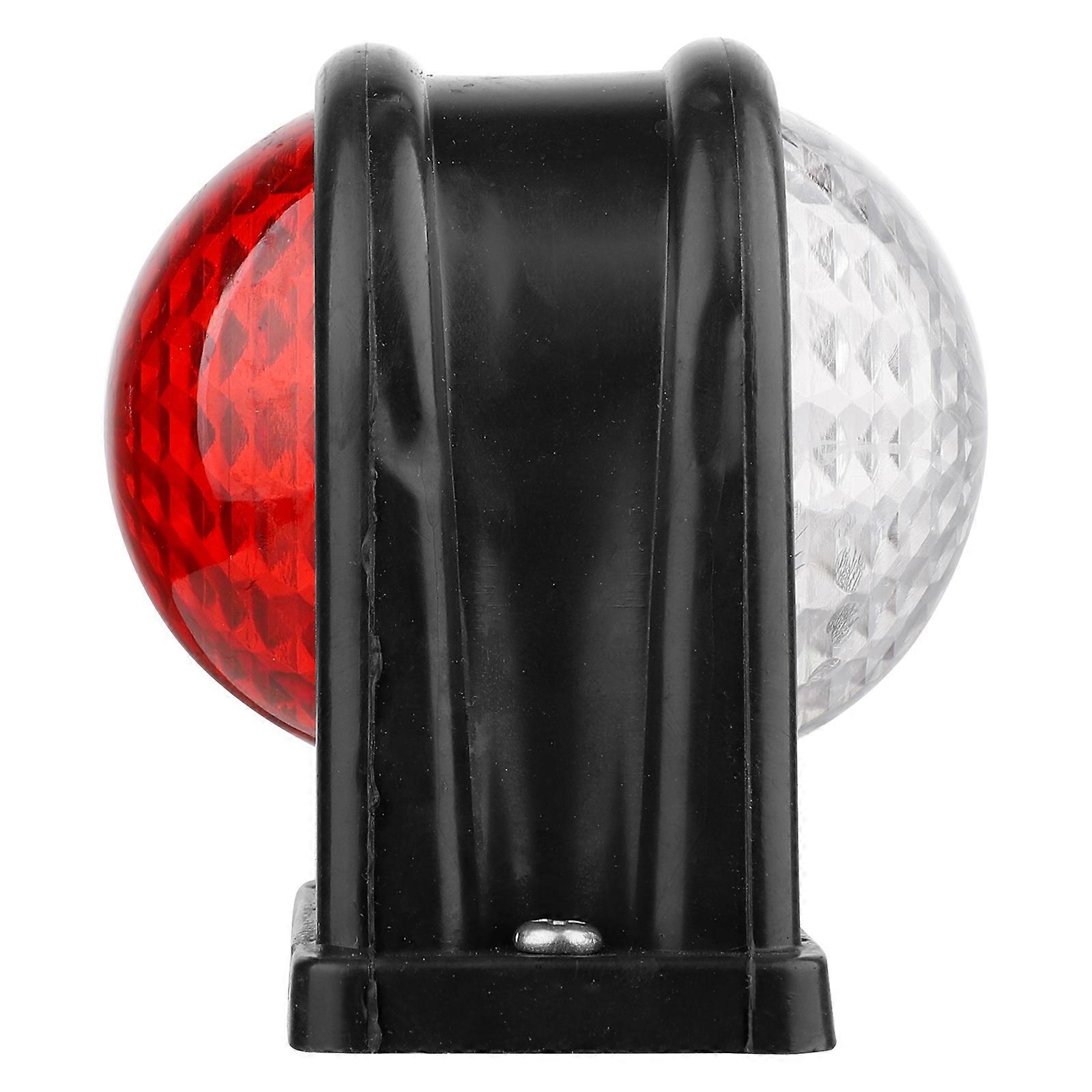 10-30V Car Truck LED Side Marker Light Double Side Indicator Lamps Red ...