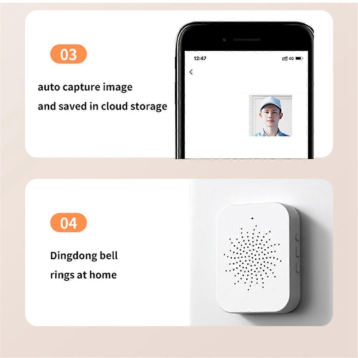 X9 Wireless Visual Doorbell Intelligent Household Ringing Visual Call ...