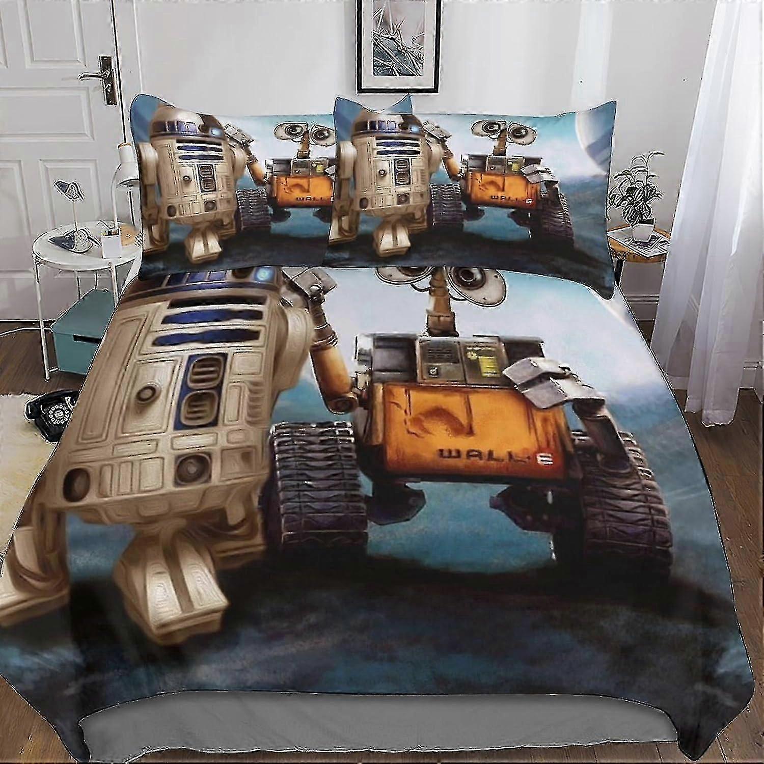 o3667 Bed Sheets WALL-E Bedding Set Cover Duvet Cover 3D Bedspread 3 ...