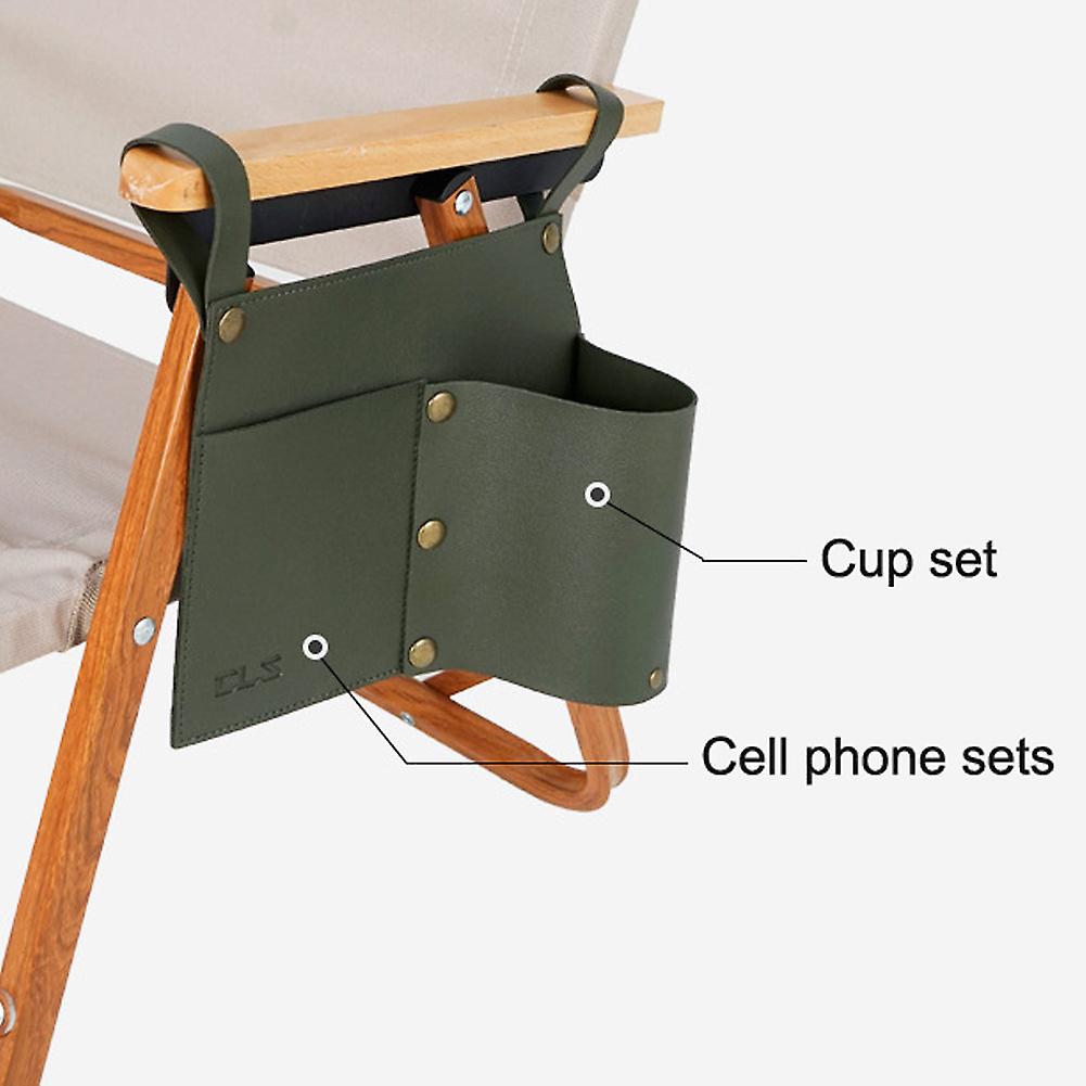 Outdoor camping chair arm storage bag practical beach chair side pocket ...