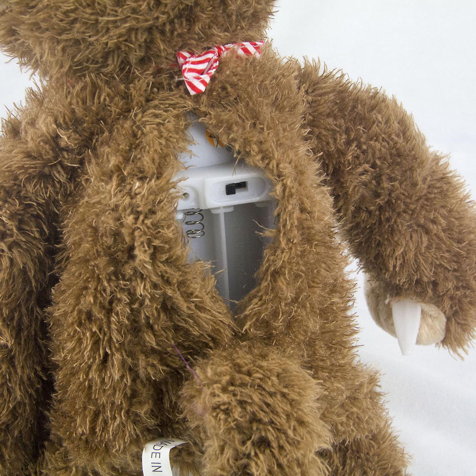 Electric Monkey Plush Toy with Sound Magnetic Banana Control Animated ...