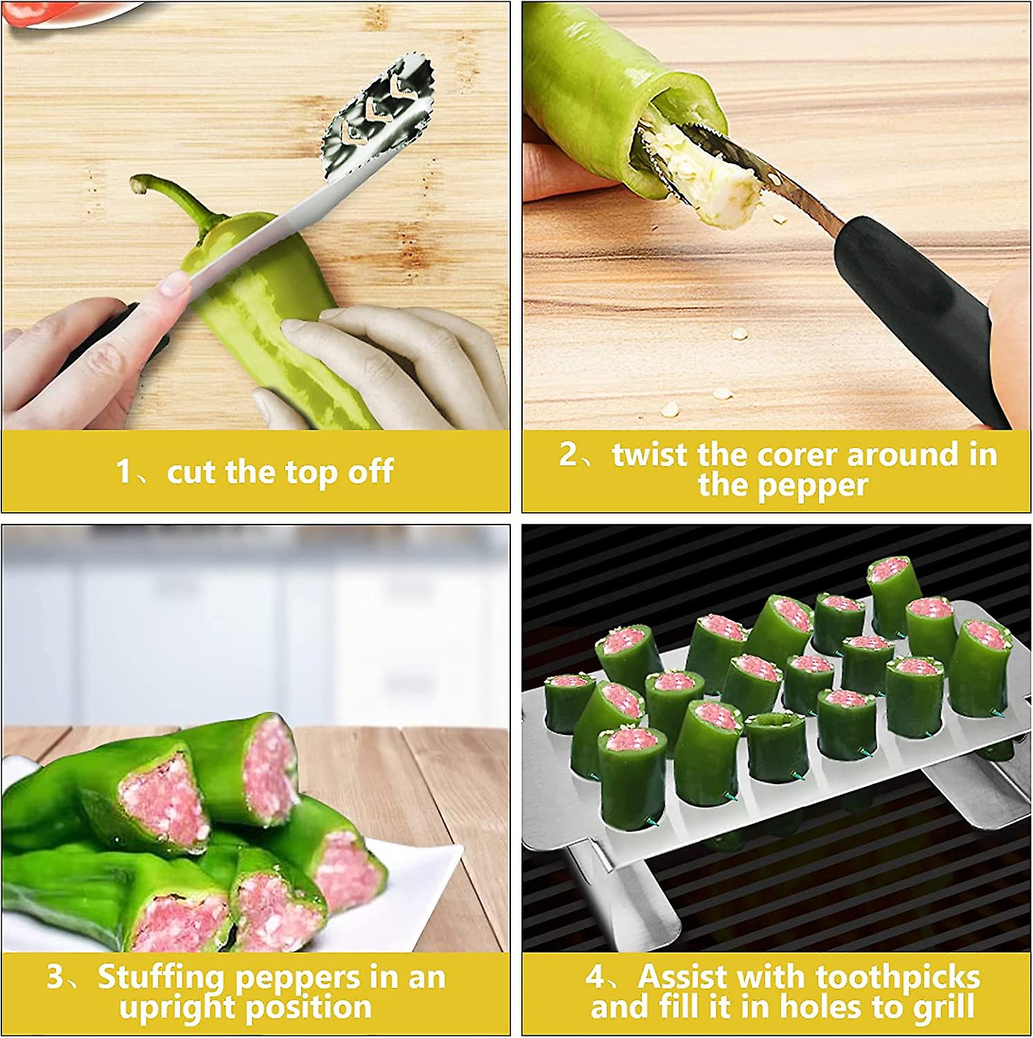 BBQ Lifting Rack with Coring Tool - 18 Holes Stainless Steel Lifting ...