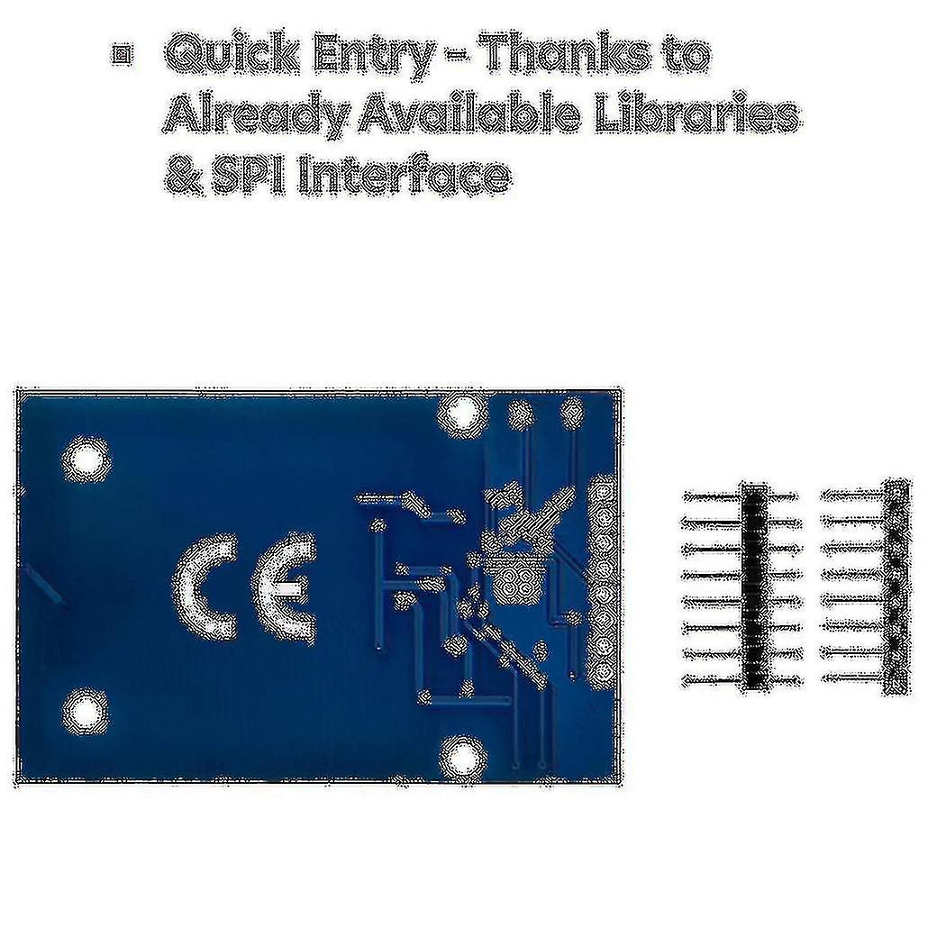 Rfid Kit Rc522 With Reader, Chip And Card 13.56 Mhz Spi Compatible With ...