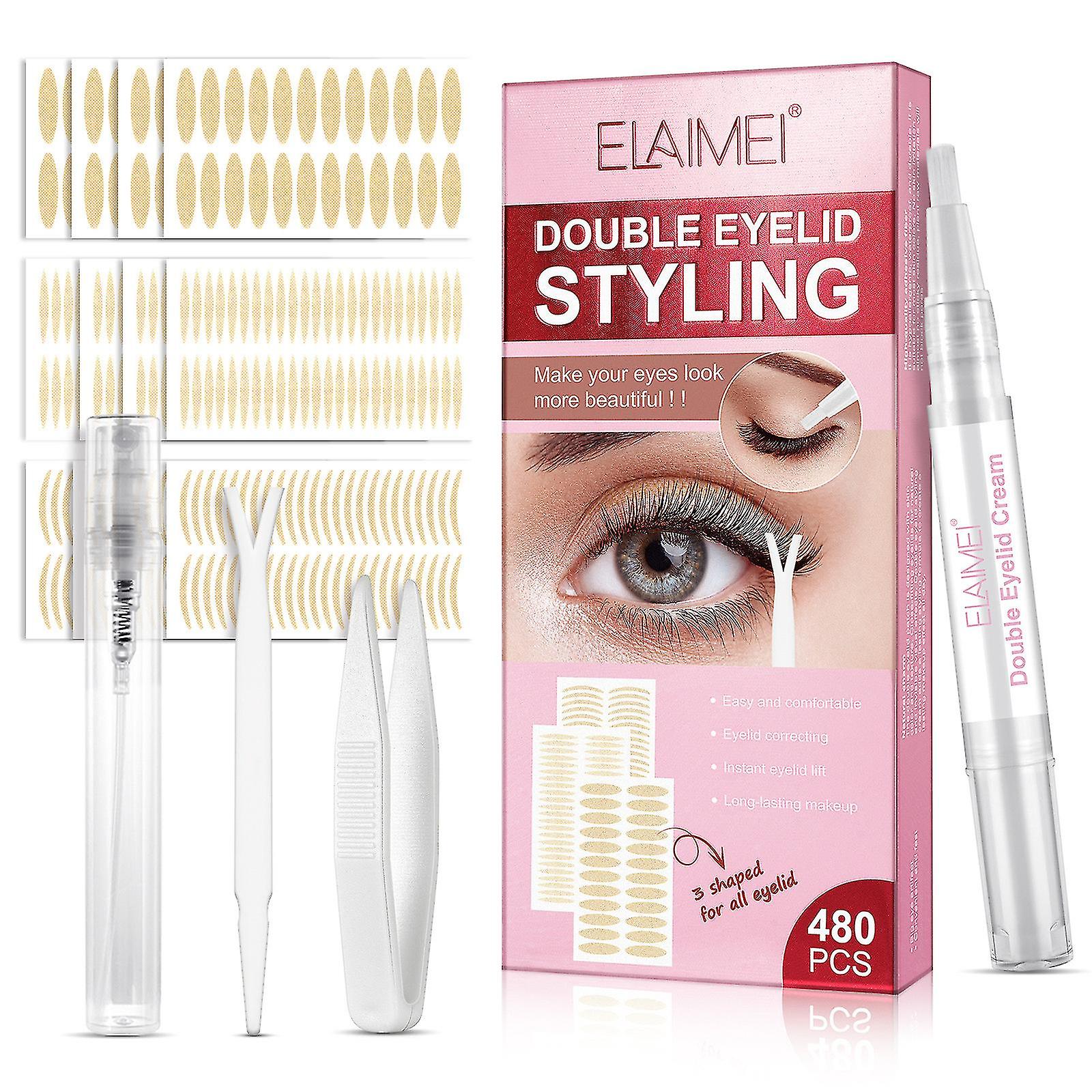 Eyelid Tape, Invisible Double Eyelid Stickers, Waterproof Eyelid Lifter ...