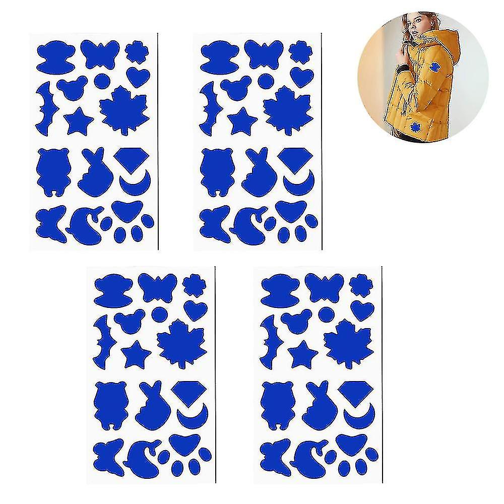 4 Sheets Down Jacket Repair Patch Self-adhesive Fabric Patches Washable Repairing Patch Kit For ...