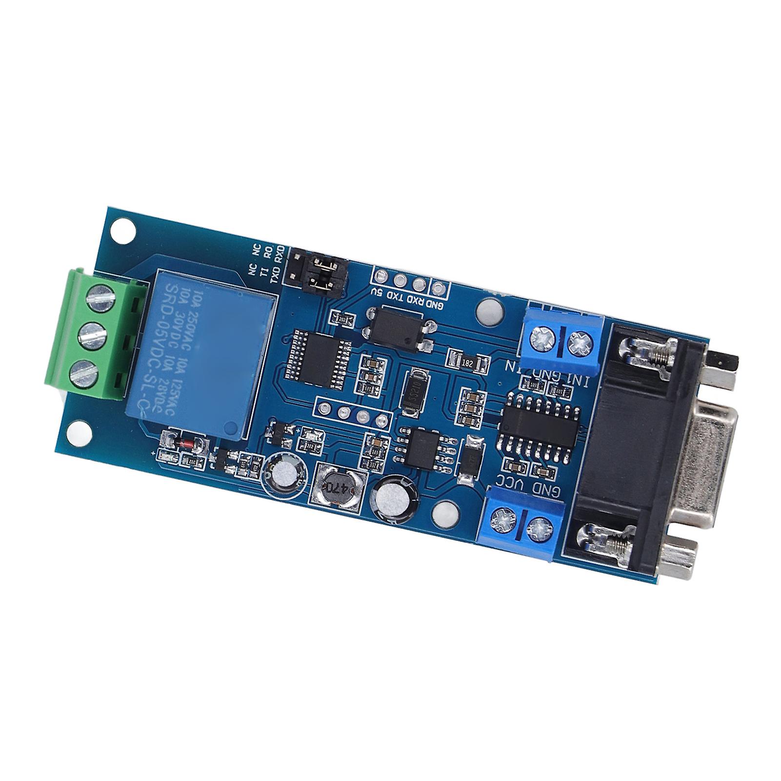 1 Channel Relay Module with RS232 TTL UART Communication Interface, DC7-24V | Fruugo DK