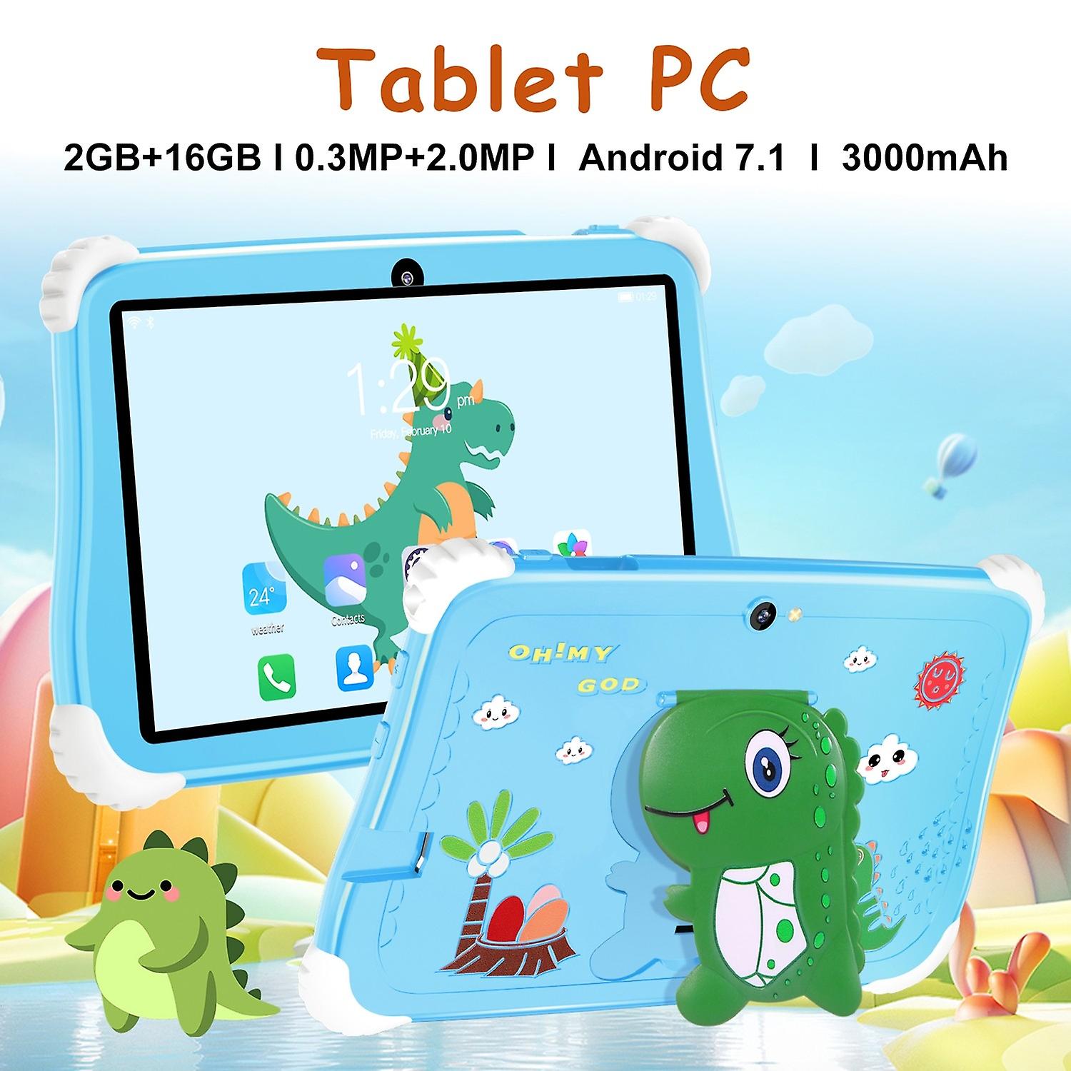 C75 Dinosaur 7 inch WiFi Kid Tablet Android 7.1 2GB+16GB | Fruugo UK