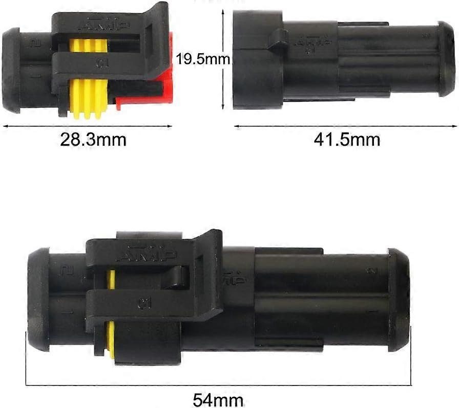 Waterproof Connector 12V, Waterproof Electrical Connector Plug and ...